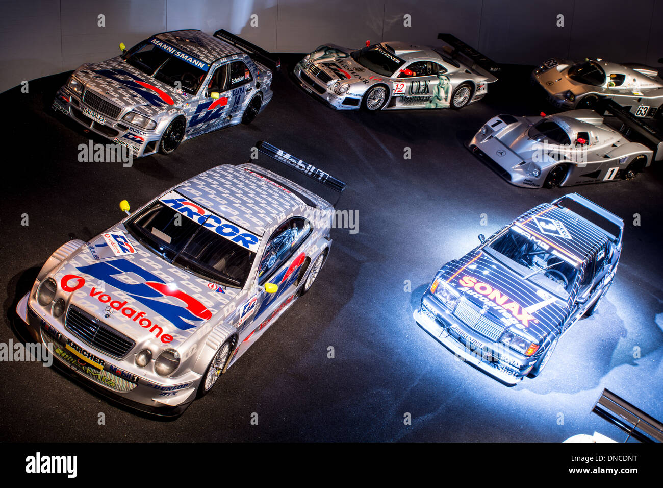 Race Cars from the Mercedes Museum in Stuttgart Germany Stock Photo - Alamy