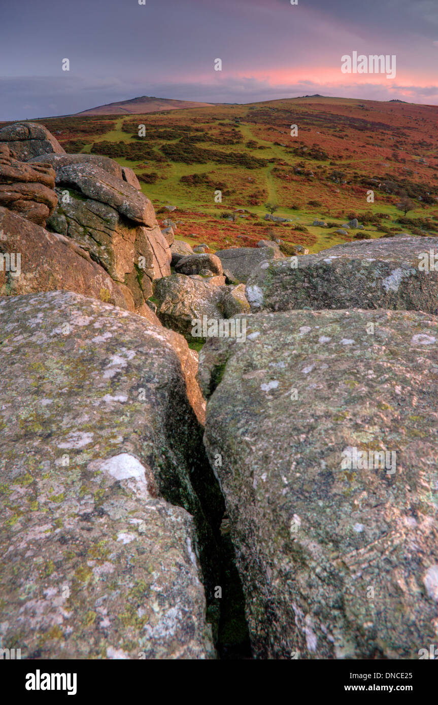 Bonehill rocks dartmoor national park hi-res stock photography and ...