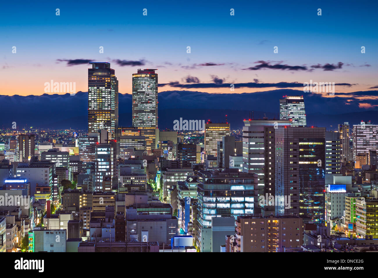 Nagoya, Japan cityscape at twilight Stock Photo - Alamy