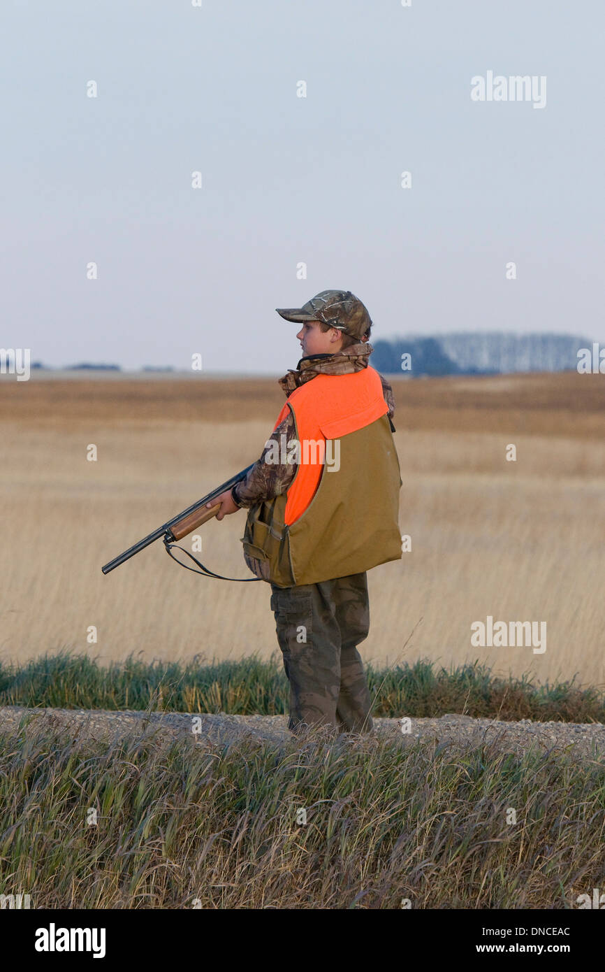 Young Hunter on a fall day Stock Photo - Alamy