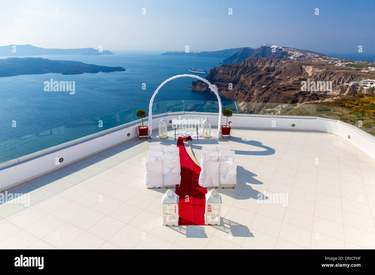 Romantic place for wedding ceremony in Santorini island,Crete,Greece ...