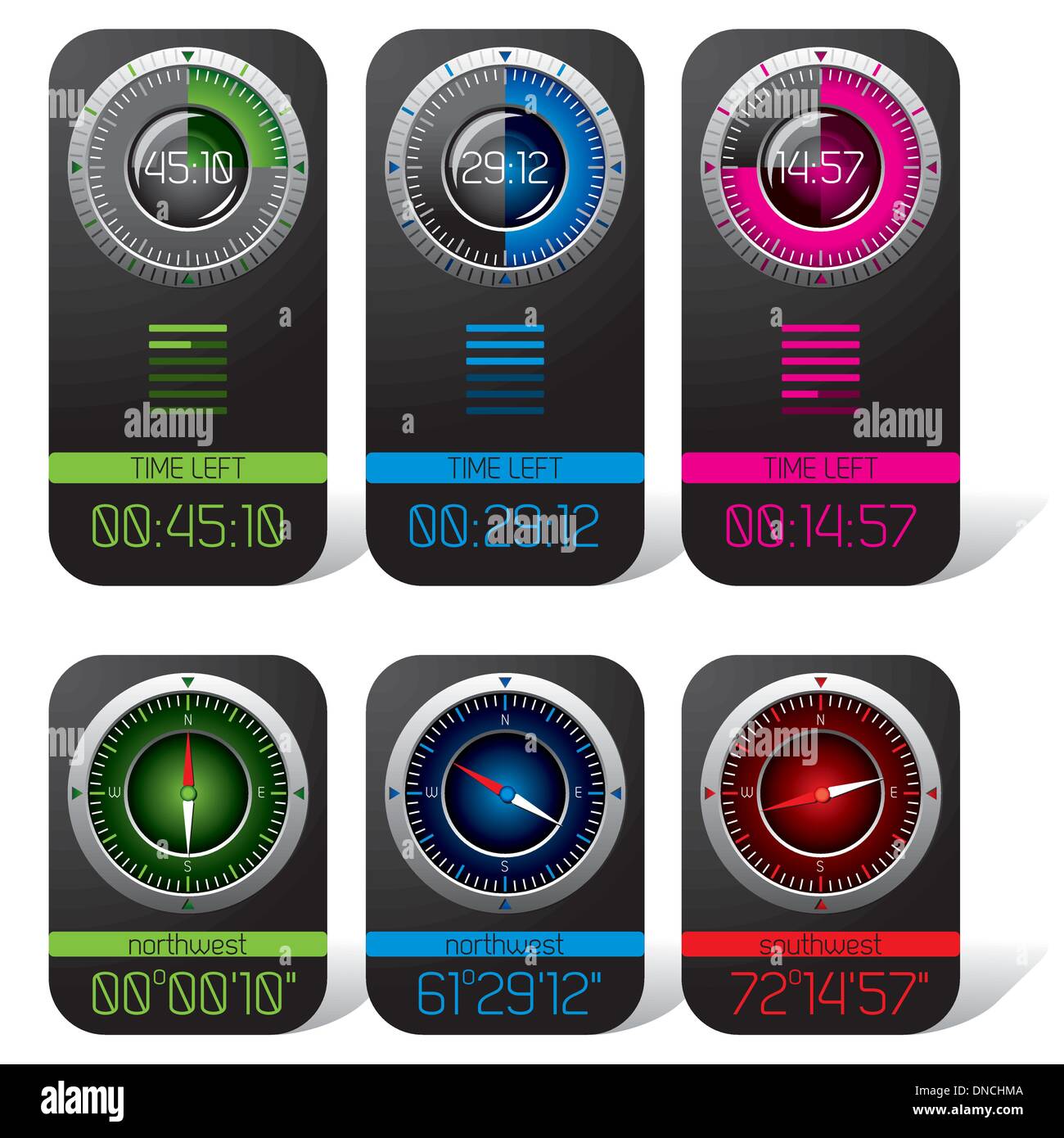 Digital compass rose hi-res stock photography and images - Alamy