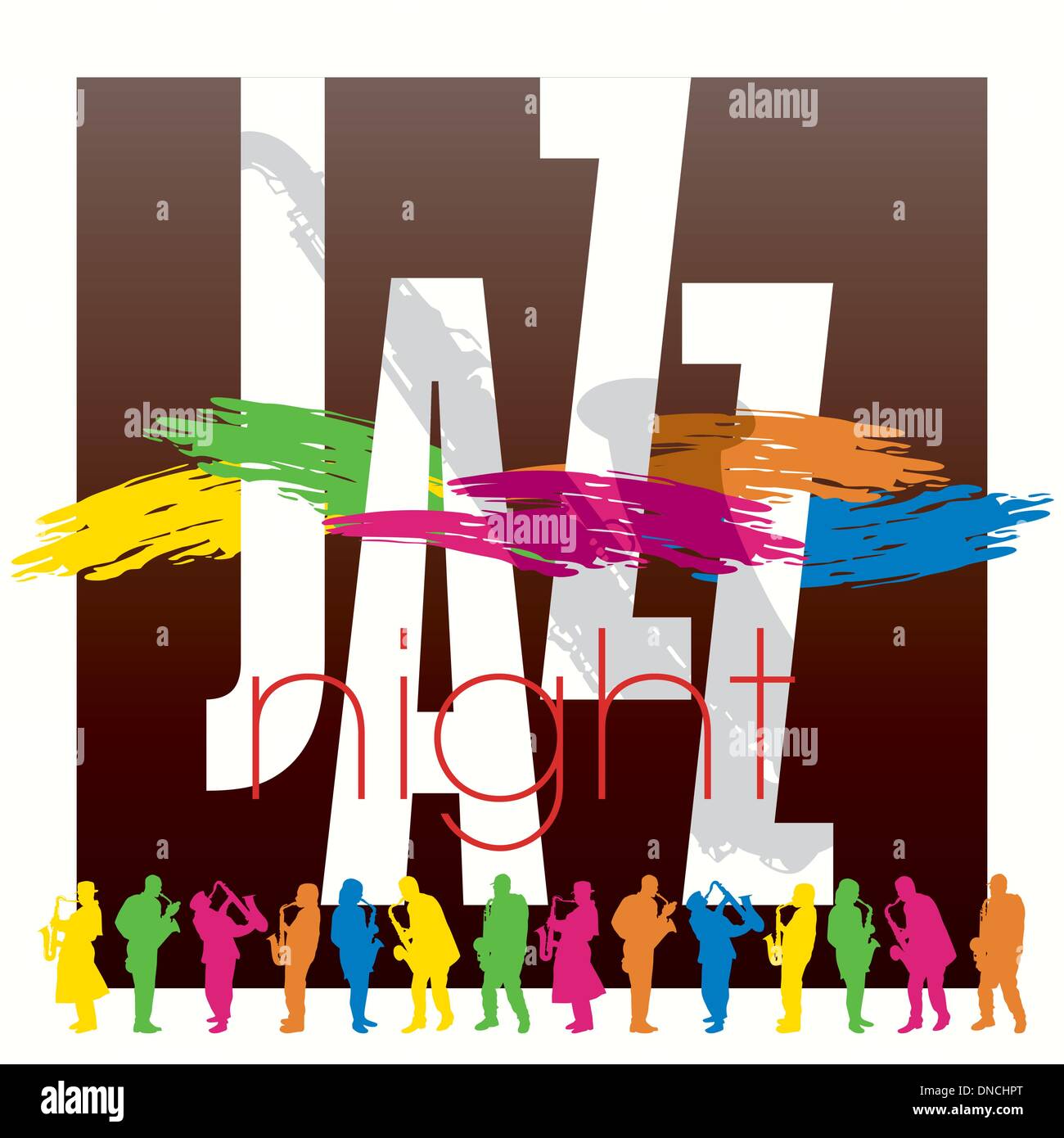 Jazz night template Stock Vector Image & Art - Alamy