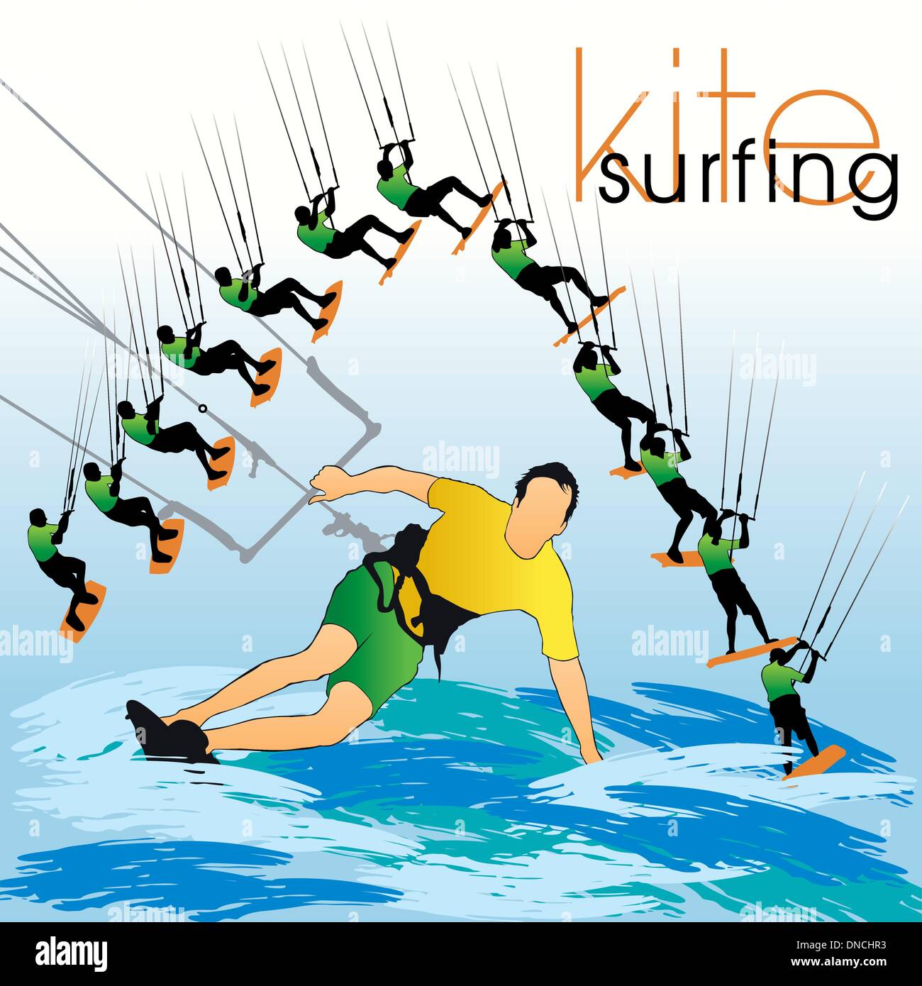 Man on board sailing Stock Vector Images - Alamy