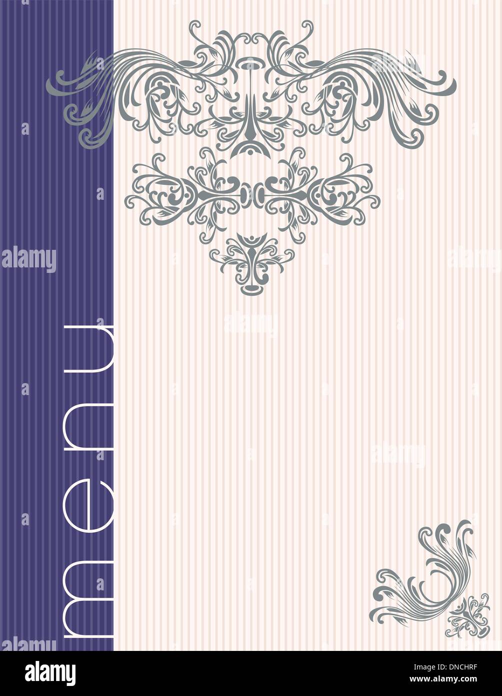 Menu cover design Stock Vector Image & Art - Alamy