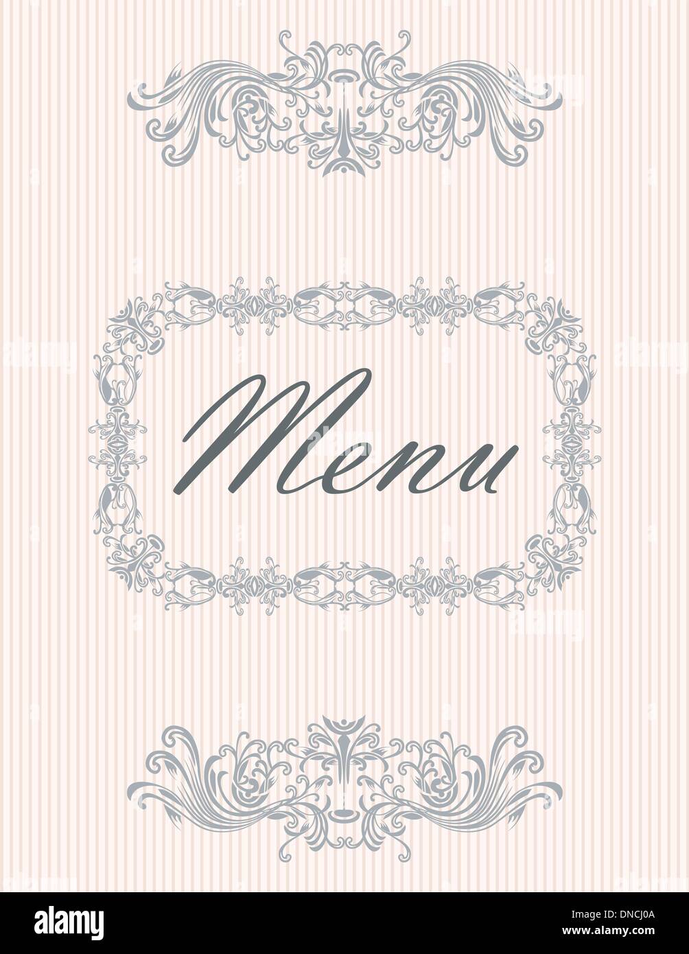 Menu cover design Stock Vector Image & Art - Alamy