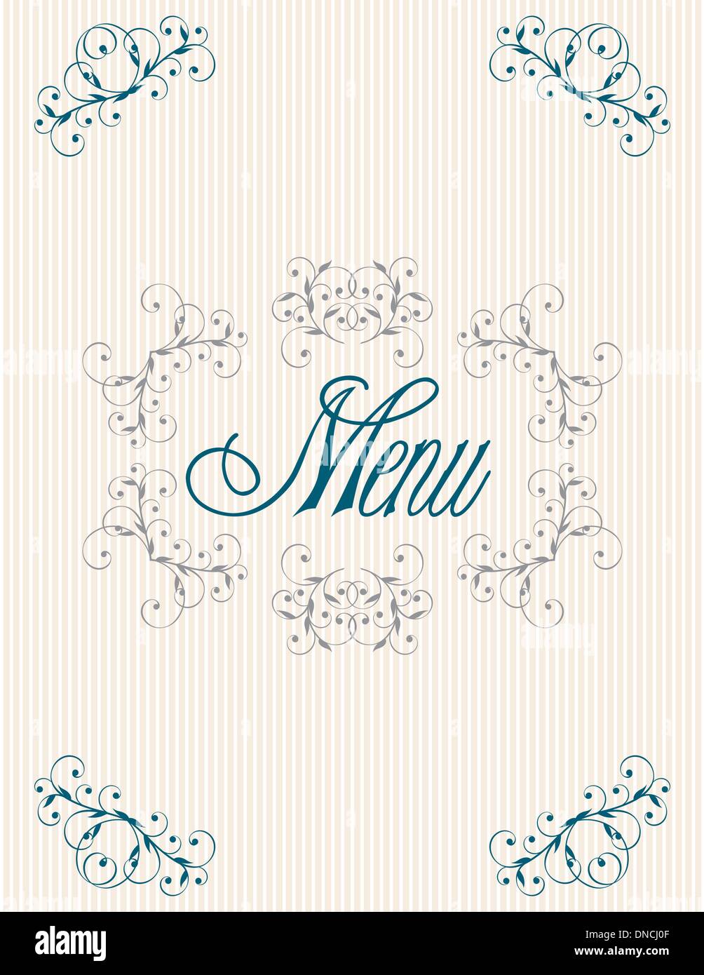 Menu cover design Stock Vector Image & Art - Alamy