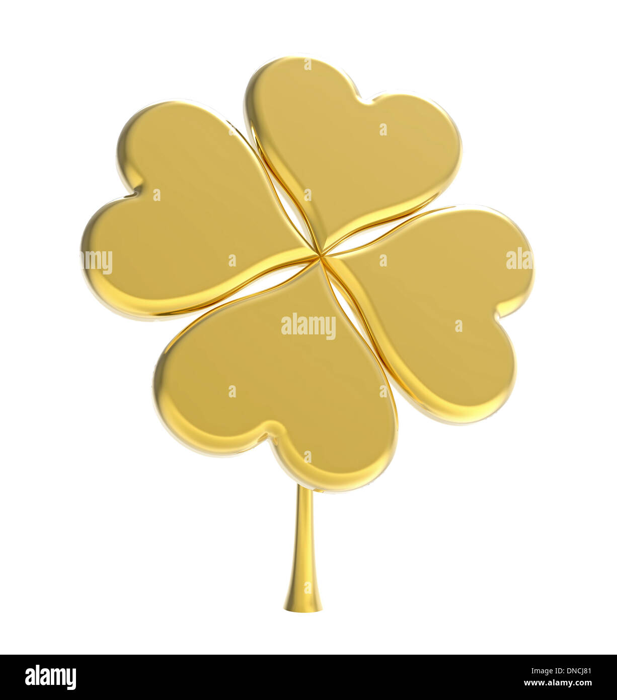 3d render four leaf clover hi-res stock photography and images - Alamy
