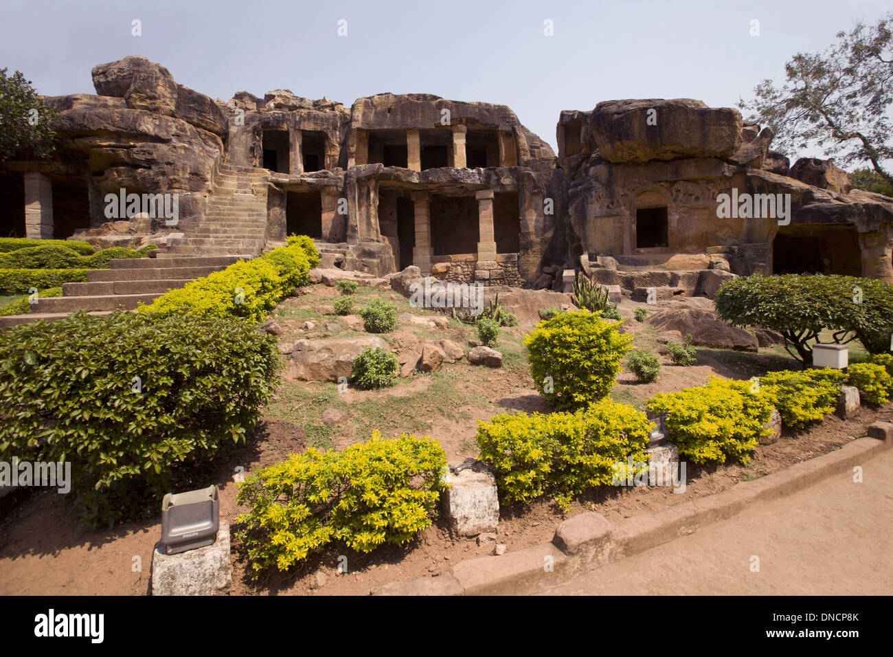 Entrance to the Udaigiri caves. Orissa, India Stock Photo - Alamy