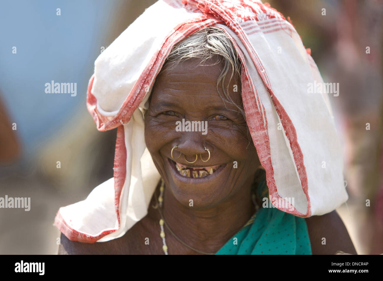 Portrait of an Oriyan woman, Bhuvaneshwar, Orissa, India Stock Photo ...