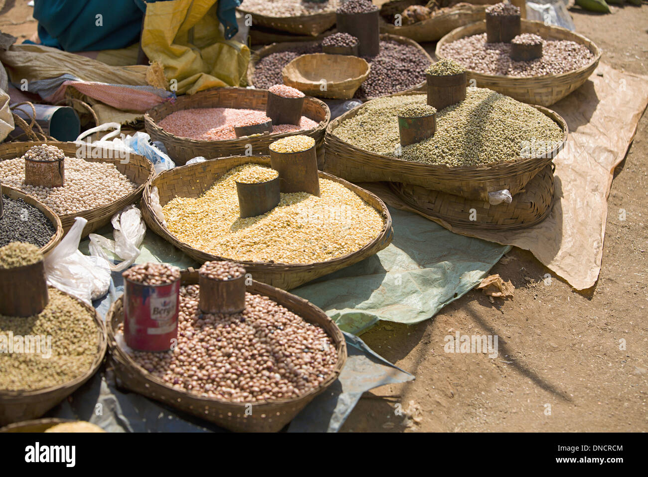 Typical tribal market in Orissa, India Stock Photo - Alamy