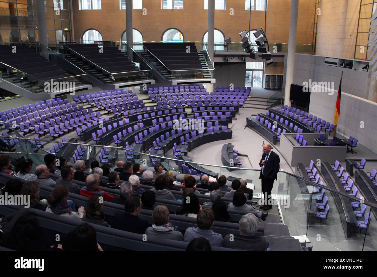 Germany: Plenary chamber of the German national parliament Stock Photo ...