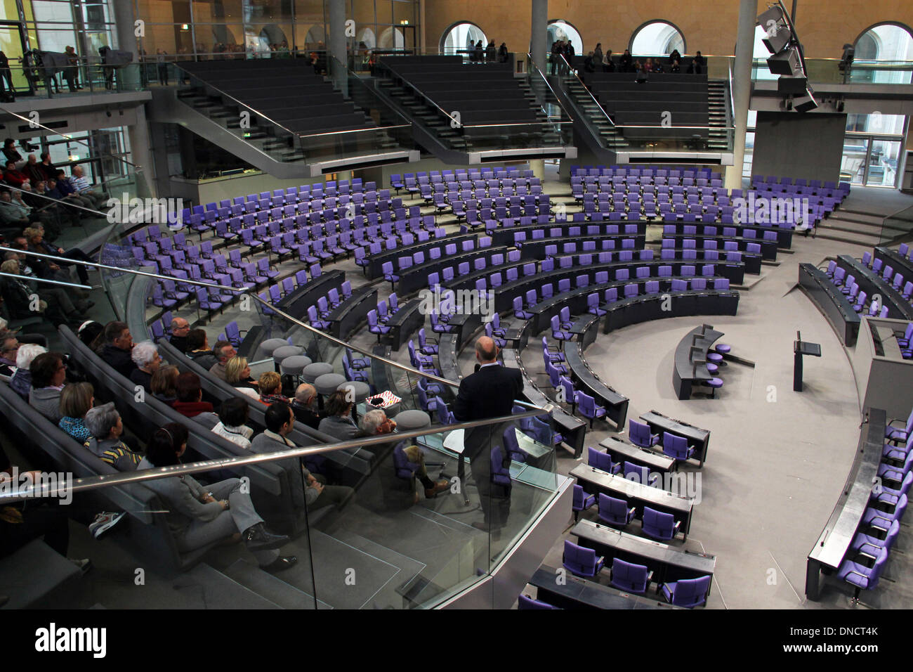 Germany: Plenary chamber of the German national parliament Stock Photo ...