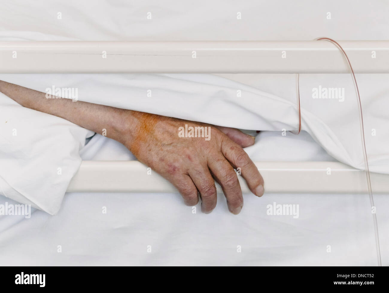 Bedridden Nursing Home Resident Stock Photo - Alamy