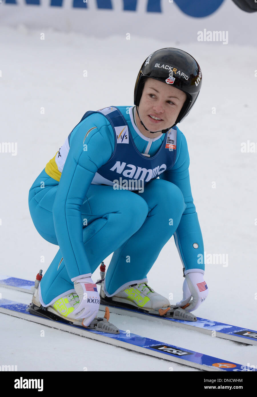 Hinterzarten, Germany. 21st Dec, 2013. USA's Lindsey Van after a jump ...