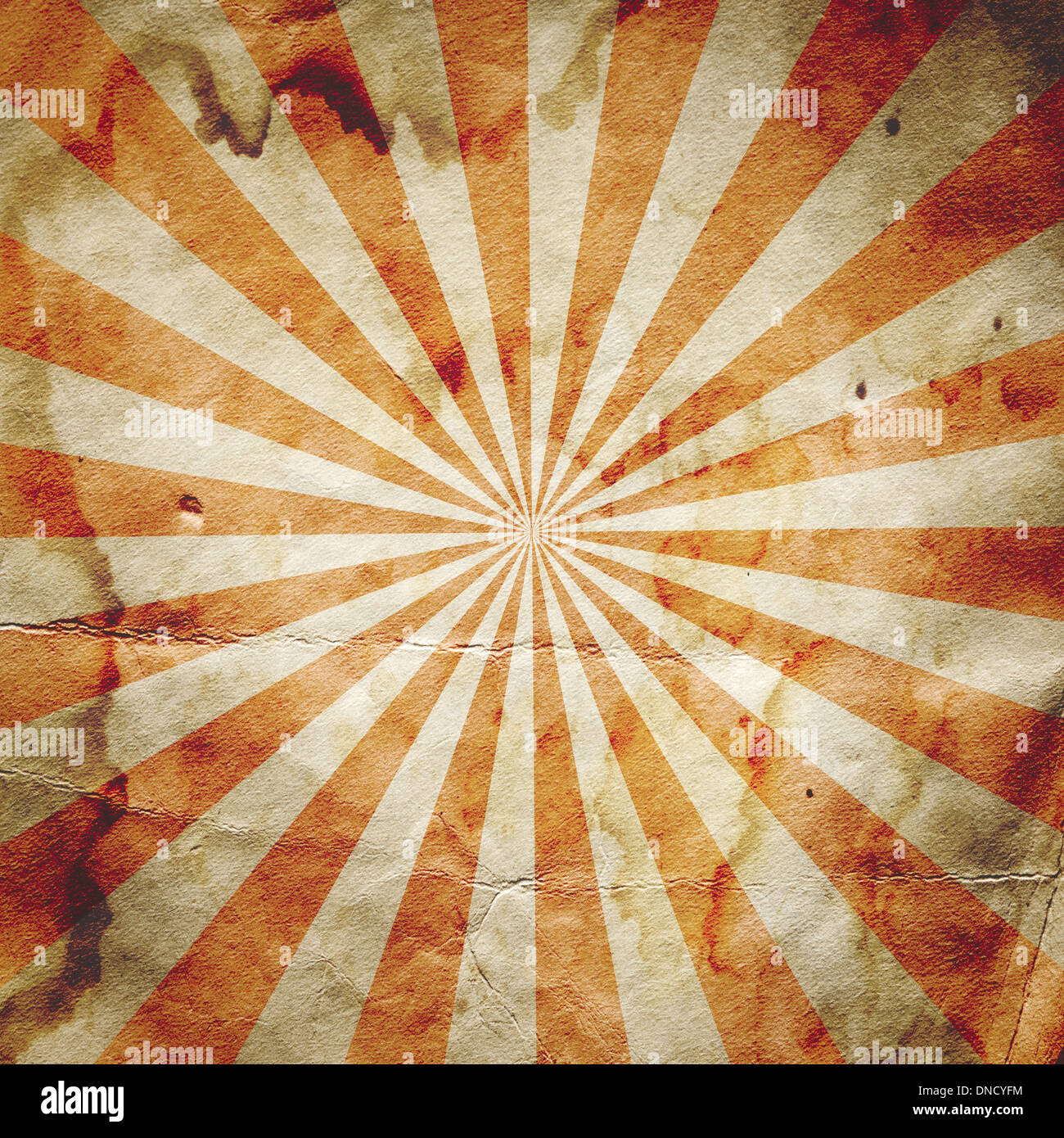 Retro revival sunbeam poster background in red Stock Photo - Alamy