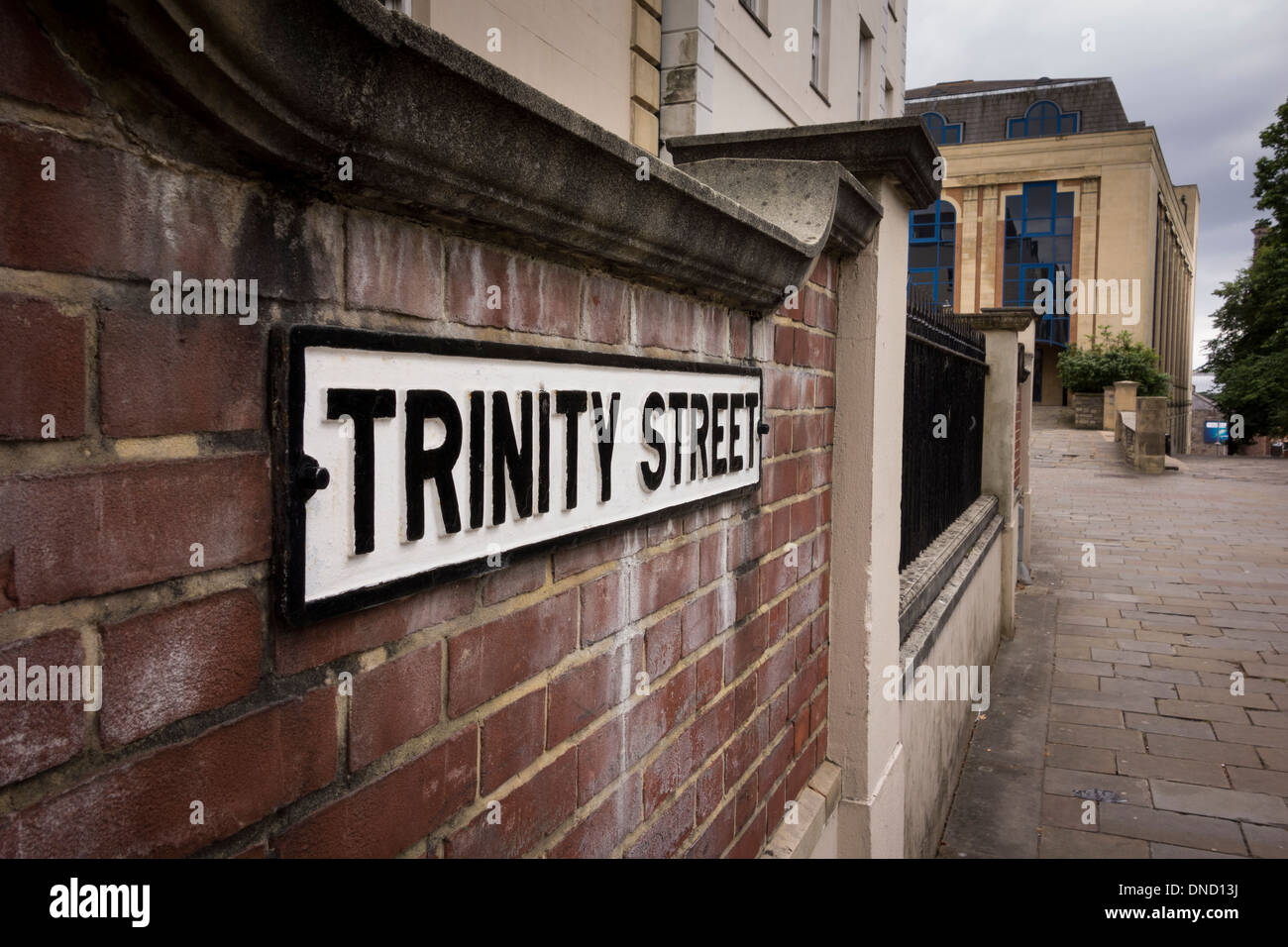 Trinity Street which leads to College Green where The Cathedral is ...