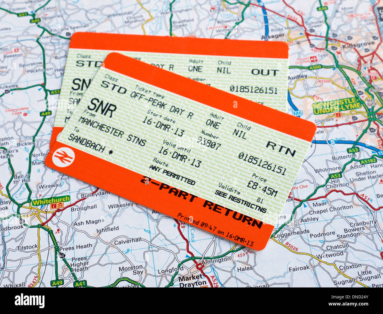 British railway map hi-res stock photography and images - Alamy