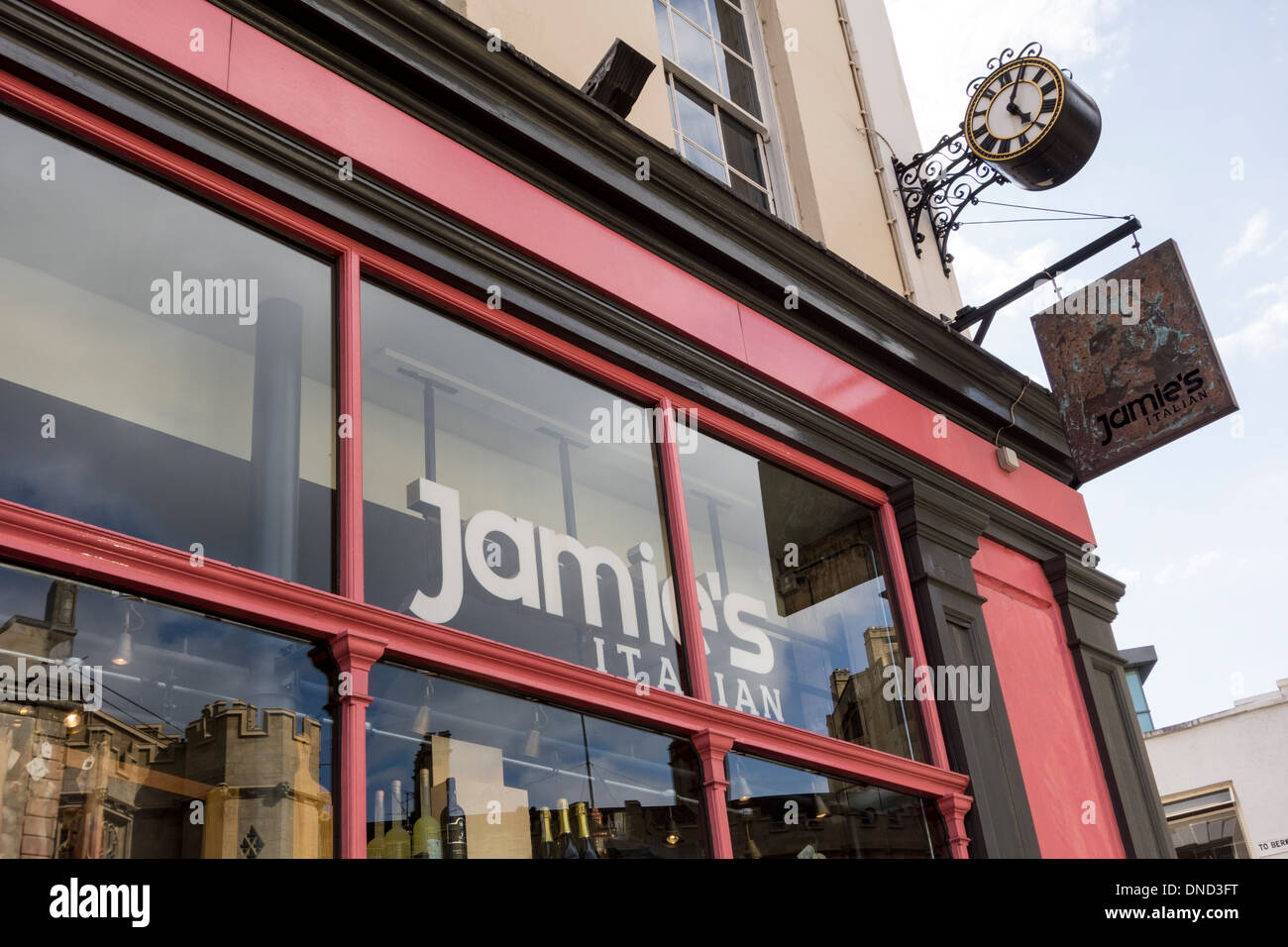 Jamie's Italian Restaurant in Bristol, UK Stock Photo - Alamy
