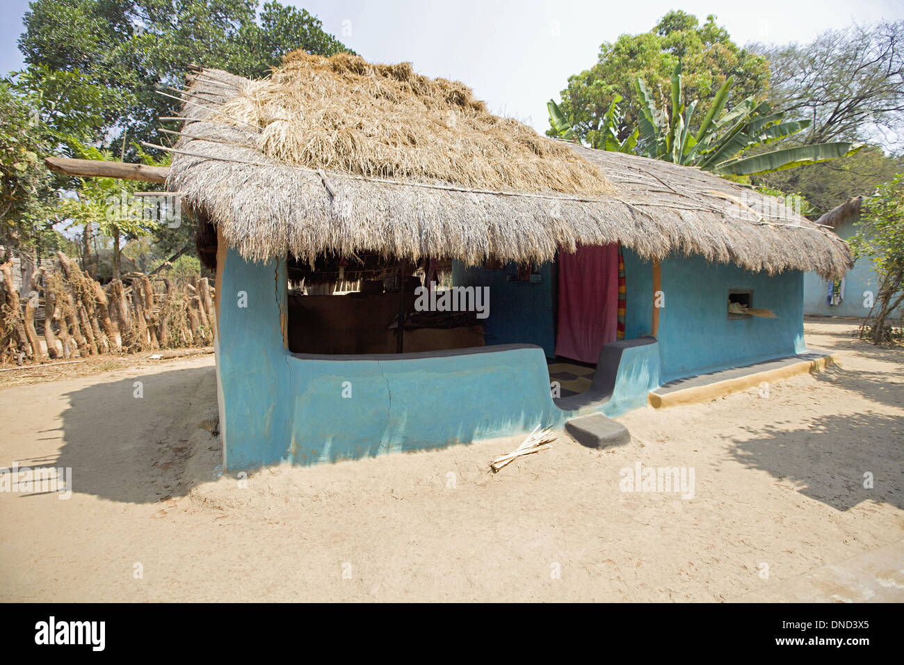 Tribal house, Orissa, India Stock Photo - Alamy