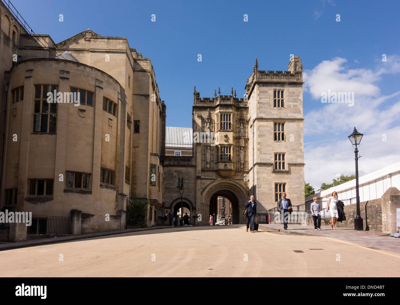 Abbey Gatehouse, Bristol Central Library, Bristol, UK Stock Photo - Alamy