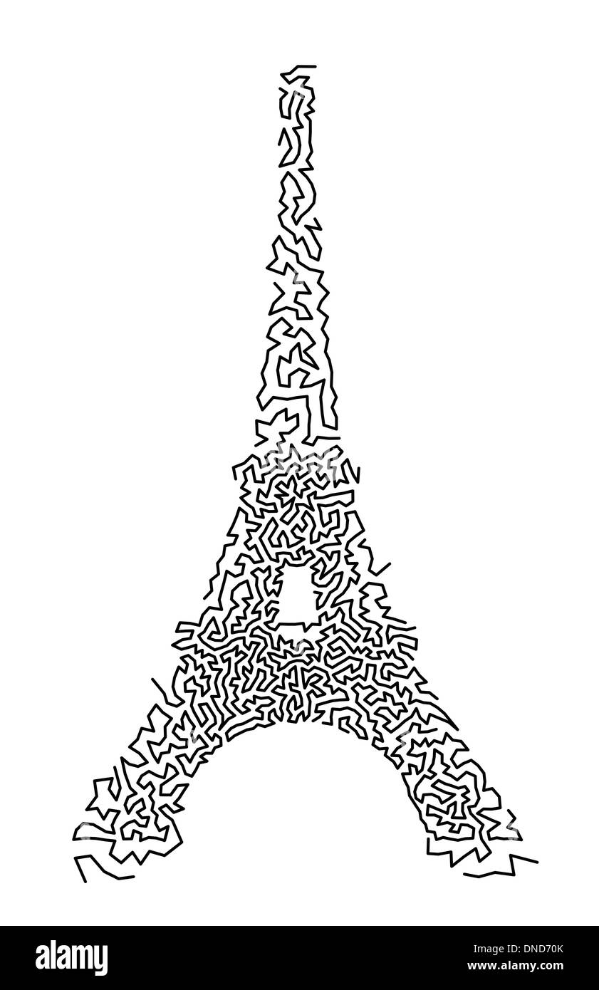 Easy Eiffel Tower Doodle