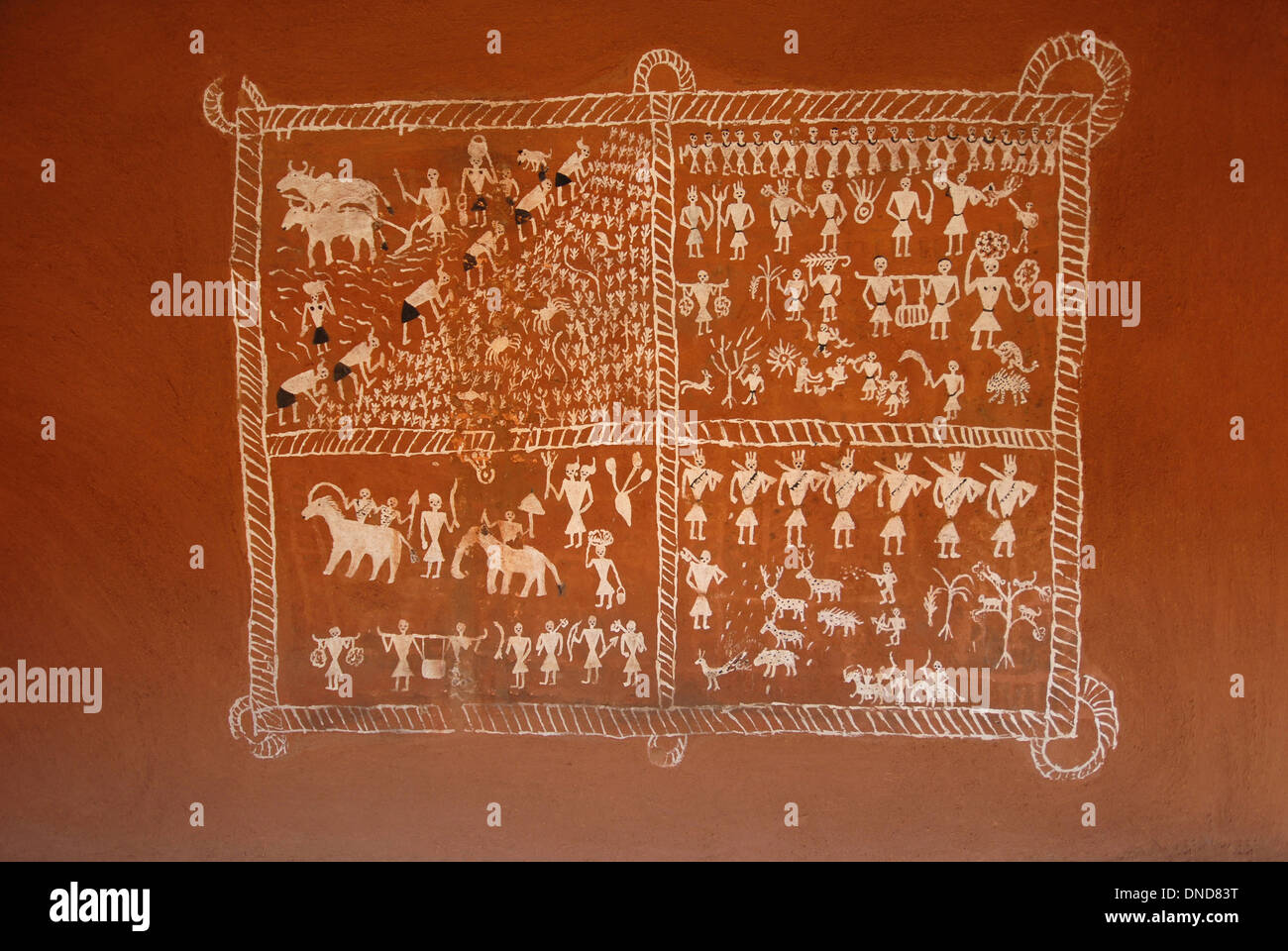 Saora painting odisha hi-res stock photography and images - Alamy