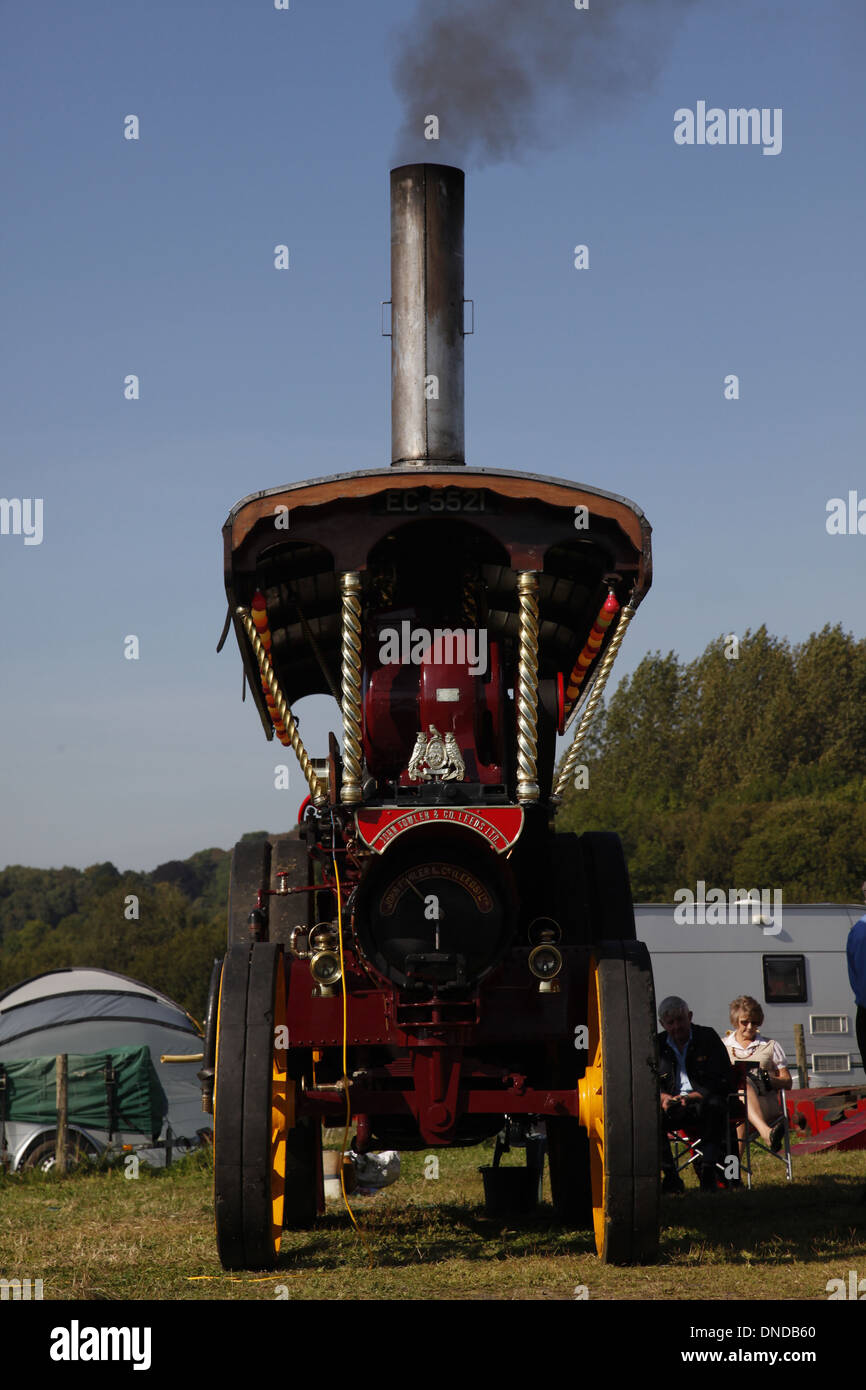 vintage traction engine Stock Photo - Alamy