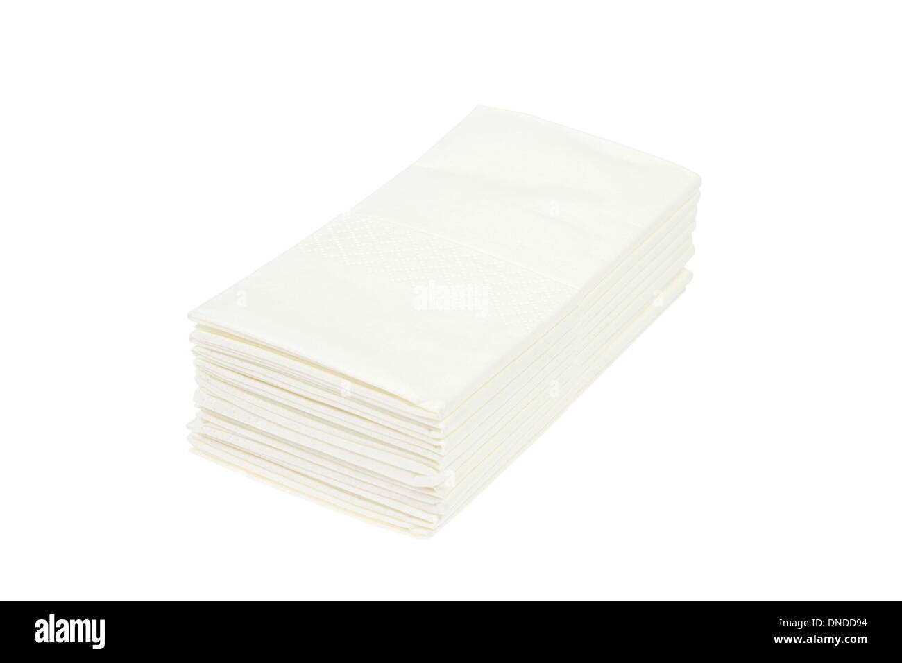 stacked paper tissue isolated on white background Stock Photo - Alamy