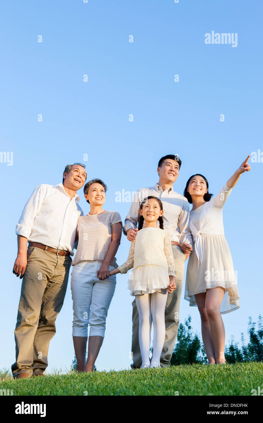 Young father son looking horizon hi-res stock photography and images ...