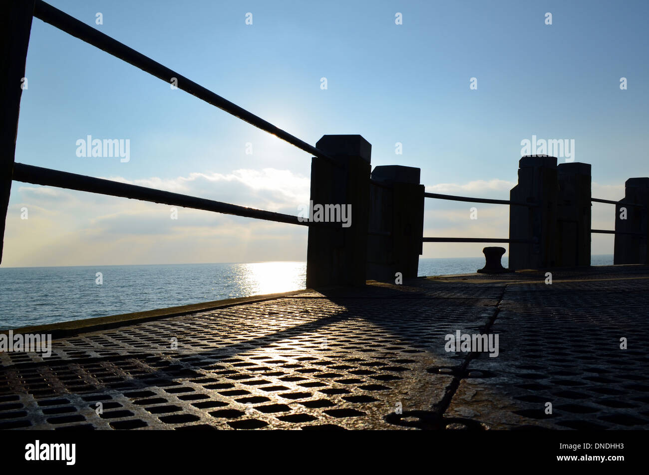 End of the pier Stock Photo - Alamy