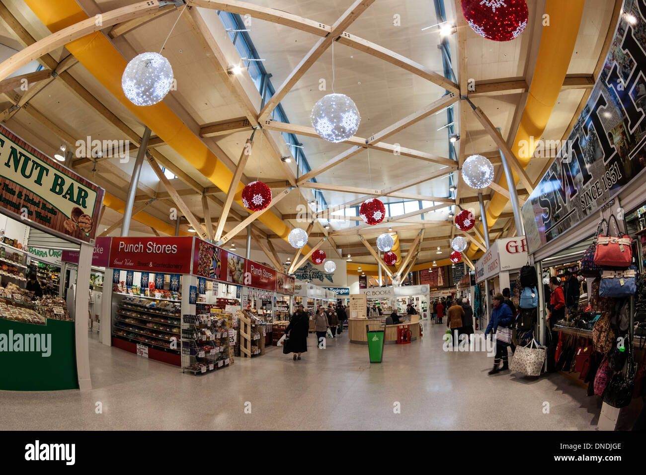 The Moor Market, Sheffield, interior Stock Photo - Alamy