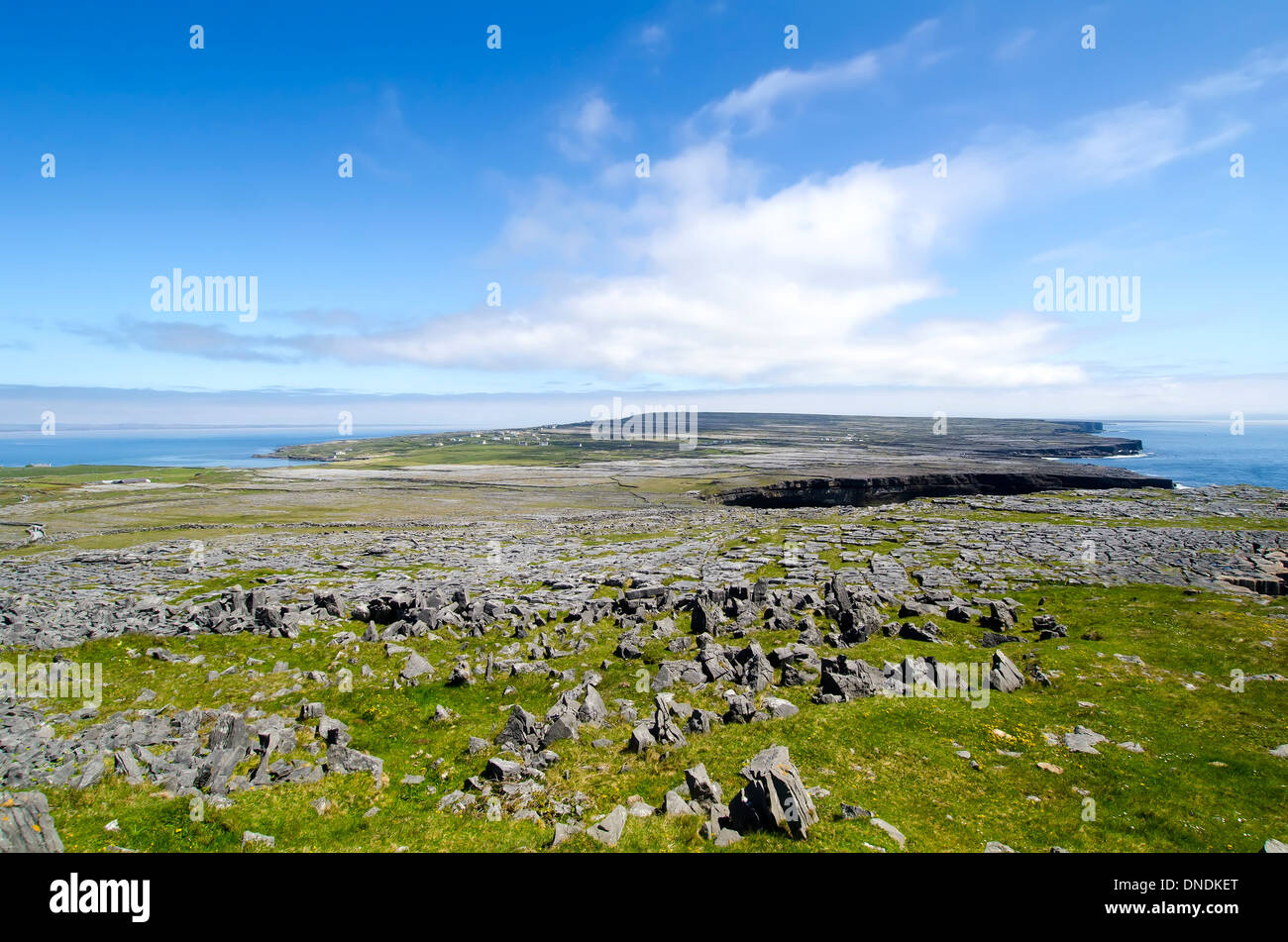 Karst landscape on Ireland's Aran Islands on Inishmore Island, County ...