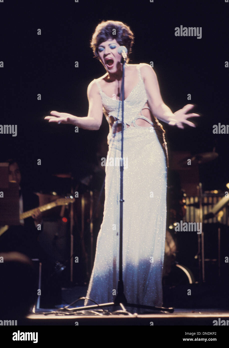 SHIRLEY BASSEY Welsh singer about 1975 Stock Photo - Alamy