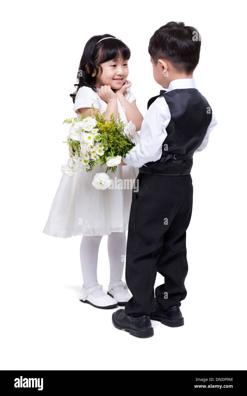 Girl boy proposal Cut Out Stock Images & Pictures - Alamy