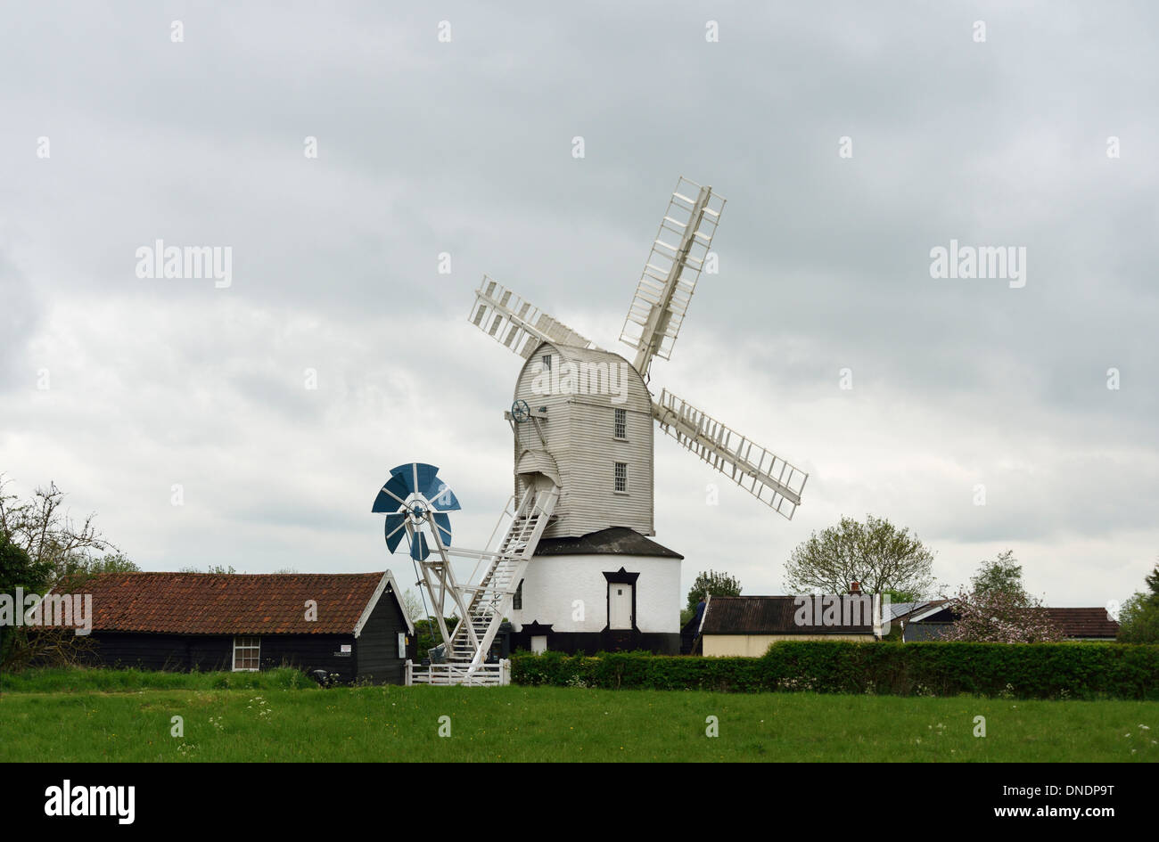 Saxtead green windmill hi-res stock photography and images - Alamy