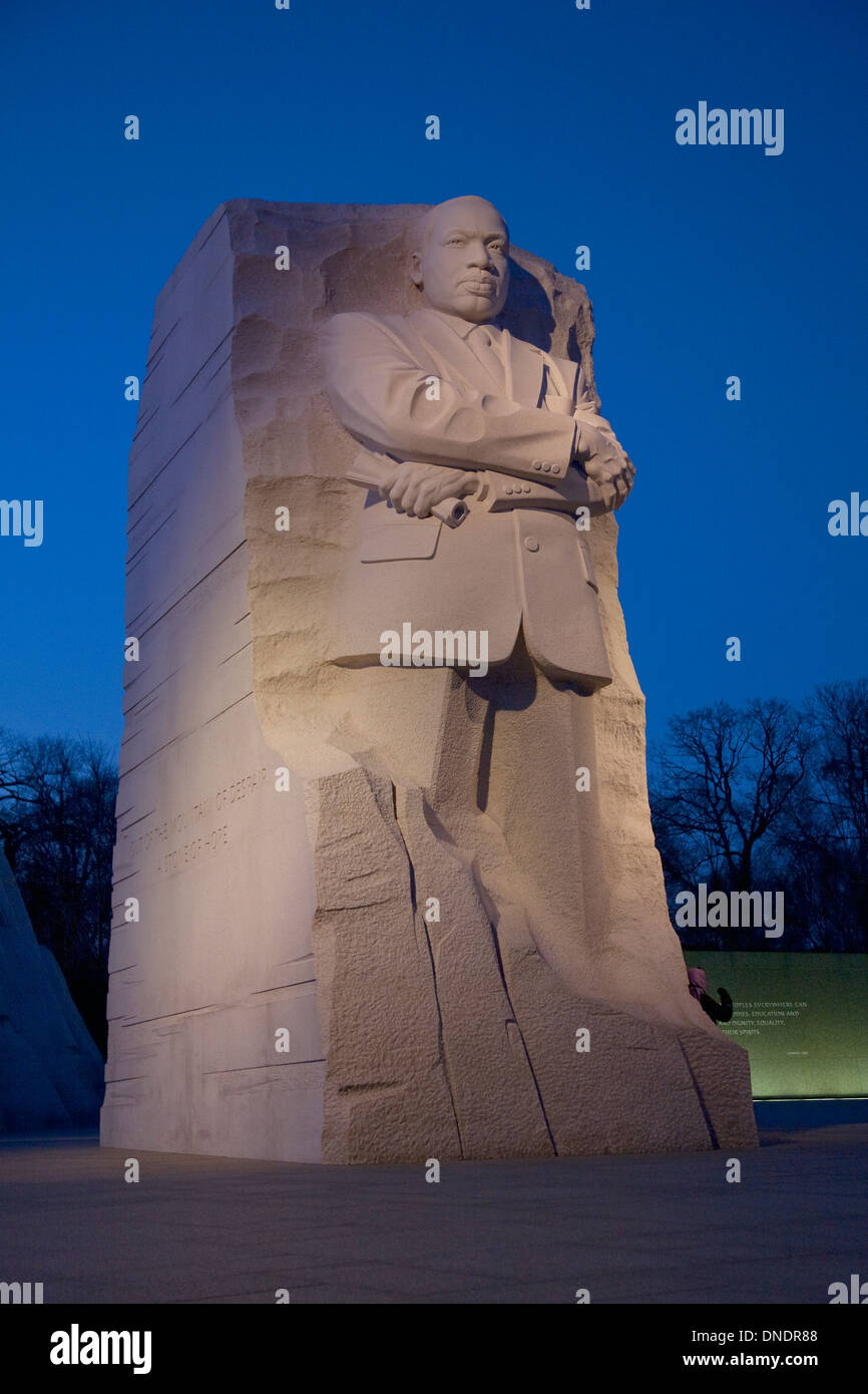 The Martin Luther King Jr. Memorial, a monument to civil rights leader ...