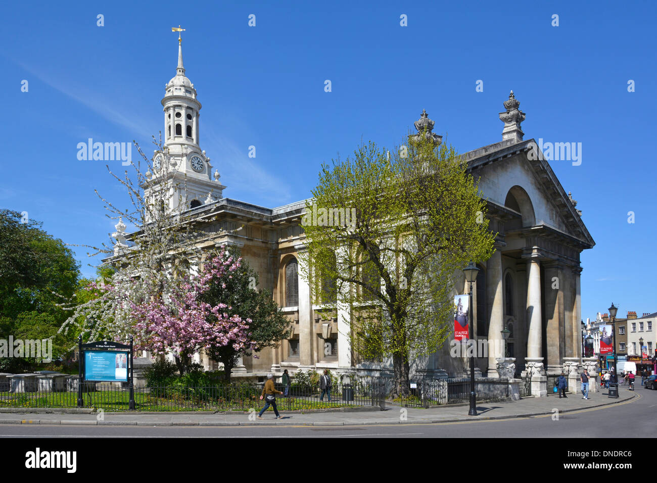 St Alfege Church in the town centre of Greenwich Stock Photo - Alamy
