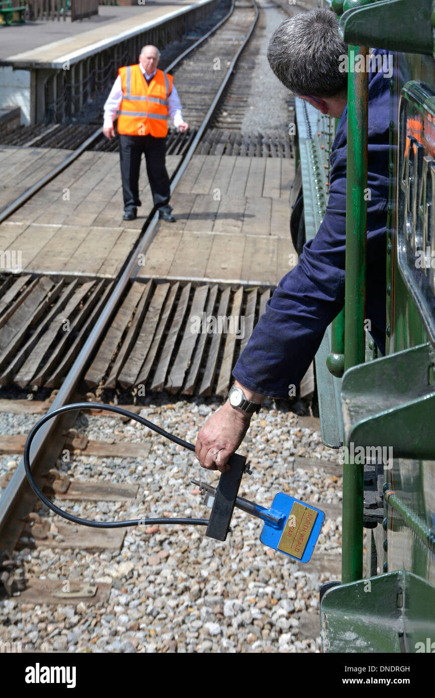 Safety token engine driver hi-res stock photography and images - Alamy