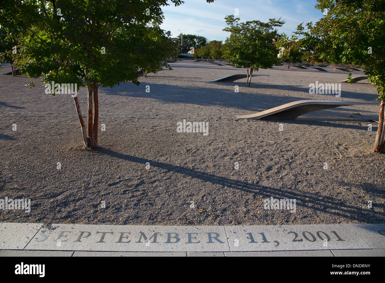 The Pentagon Memorial features 184 empty benches, a Memorial to ...