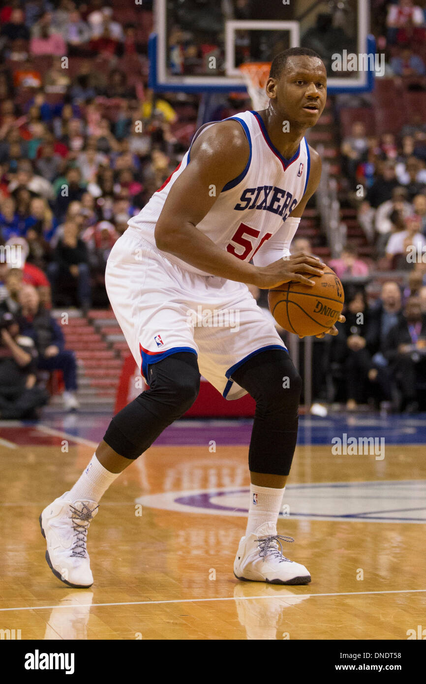 December 20, 2013: Philadelphia 76ers power forward Lavoy Allen (50) in ...