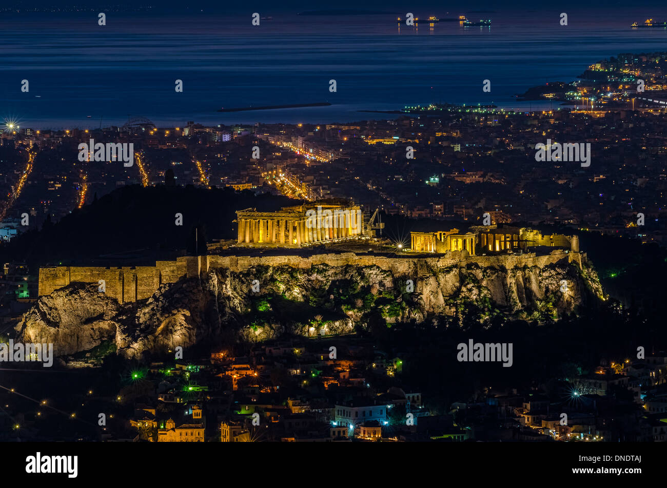 Panathenaic stadium night hi-res stock photography and images - Alamy