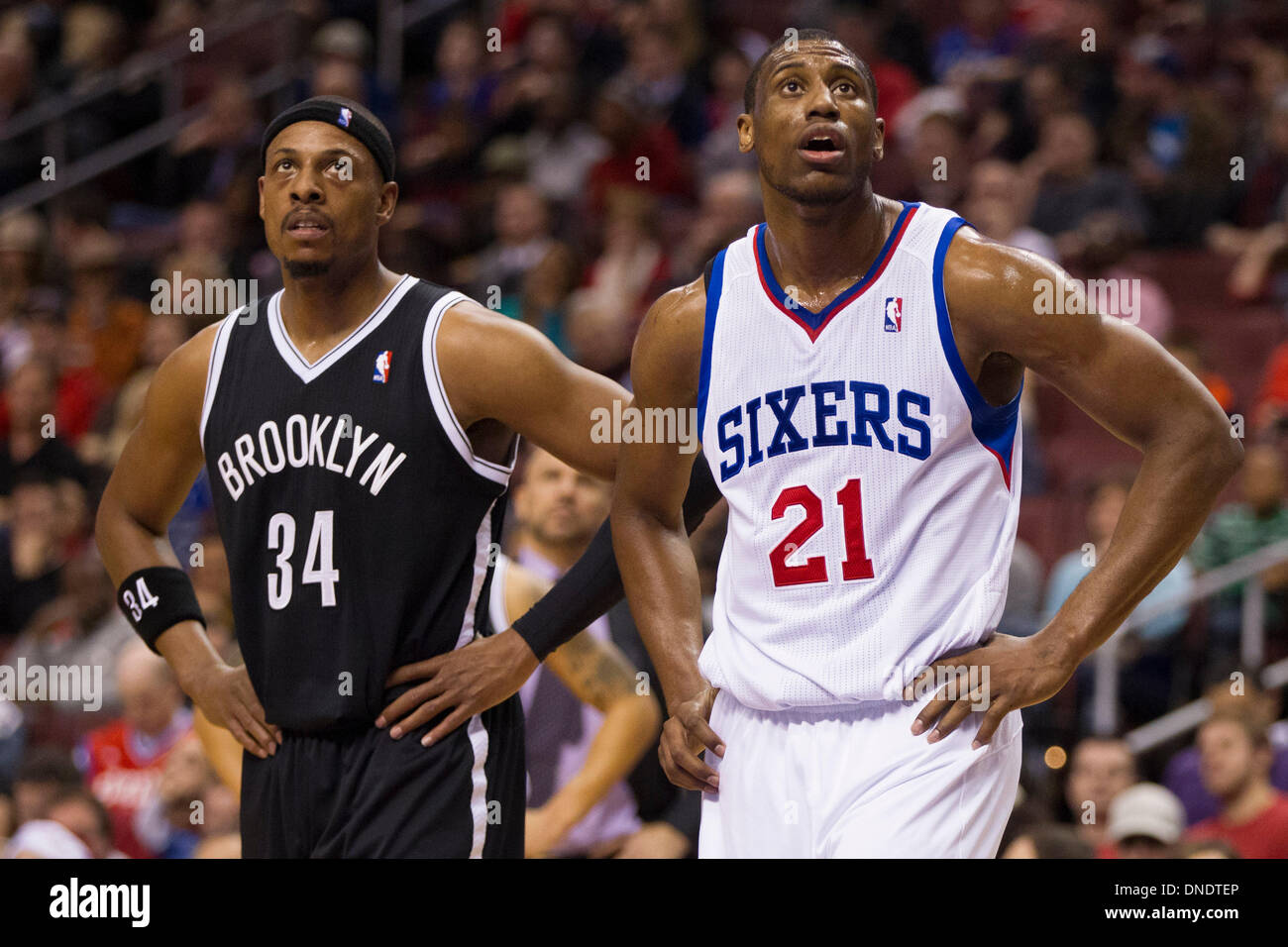 December 20, 2013: Philadelphia 76ers power forward Thaddeus Young (21 ...