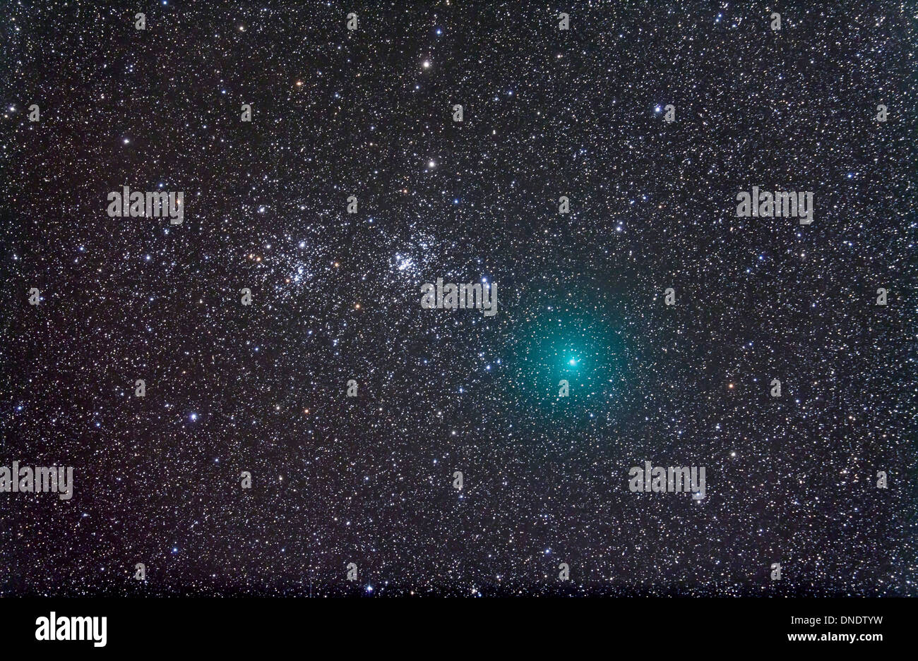 October 7, 2010 - Comet Hartley 2 as it approaches the Double Cluster ...