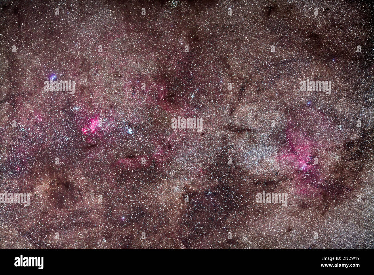 False Comet area in Scorpius with NGC 6231 and IC 4628, along with NGC 6188 nebulosity in the ...