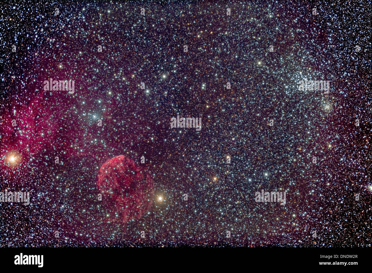 The Jellyfish Nebula and associated nebulosity Stock Photo - Alamy