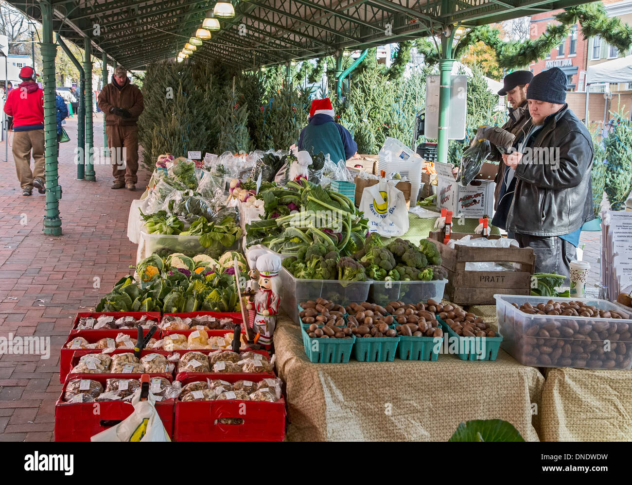 Washington, DC - Historic Eastern Market on Capitol Hill Stock Photo ...