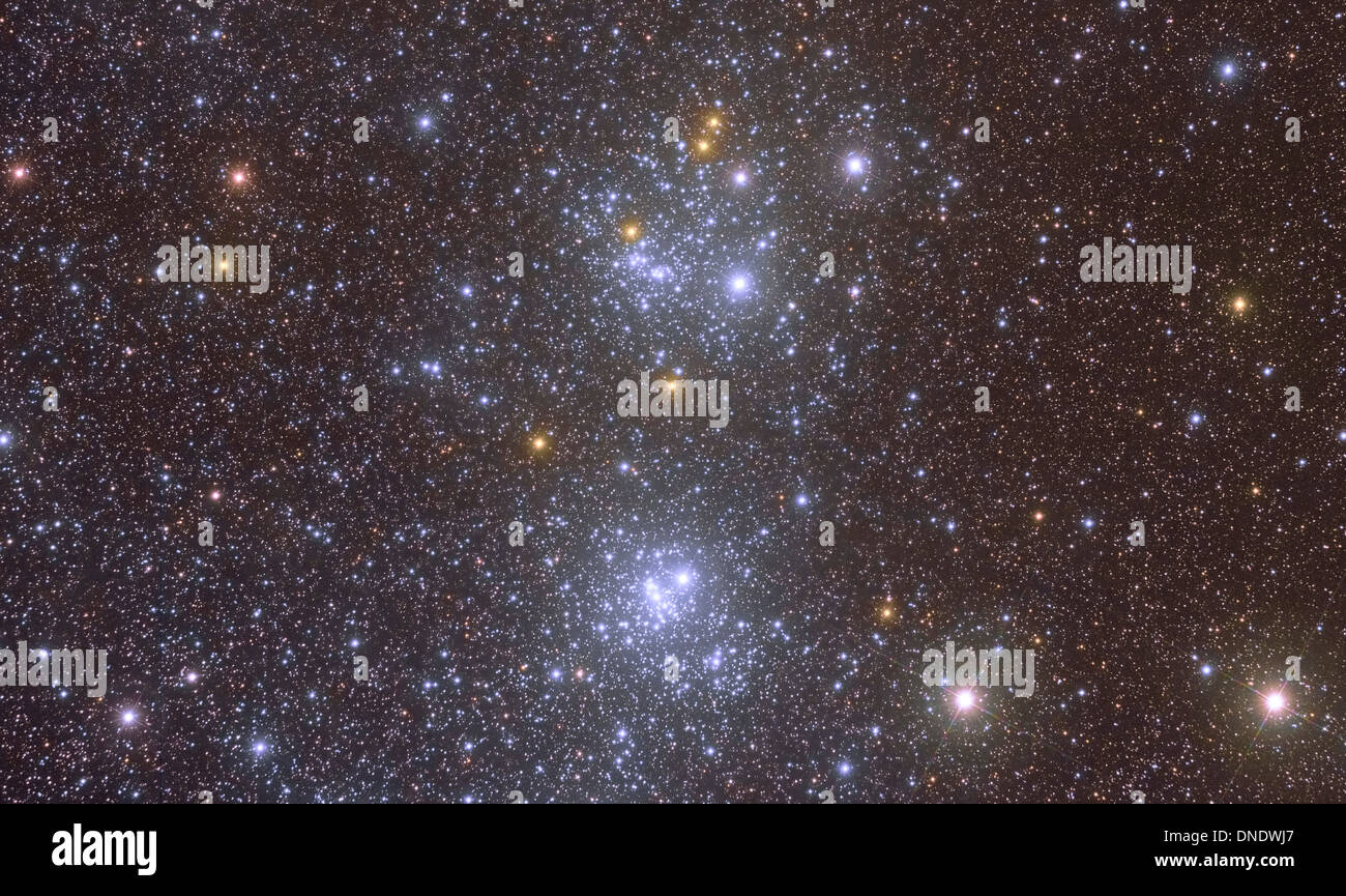 Double cluster perseus hi-res stock photography and images - Alamy