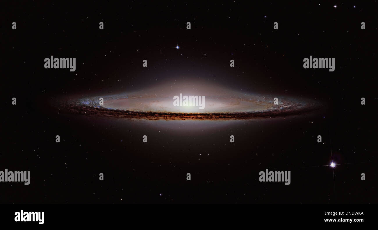 Unbarred Spiral Galaxy Distant Galaxies