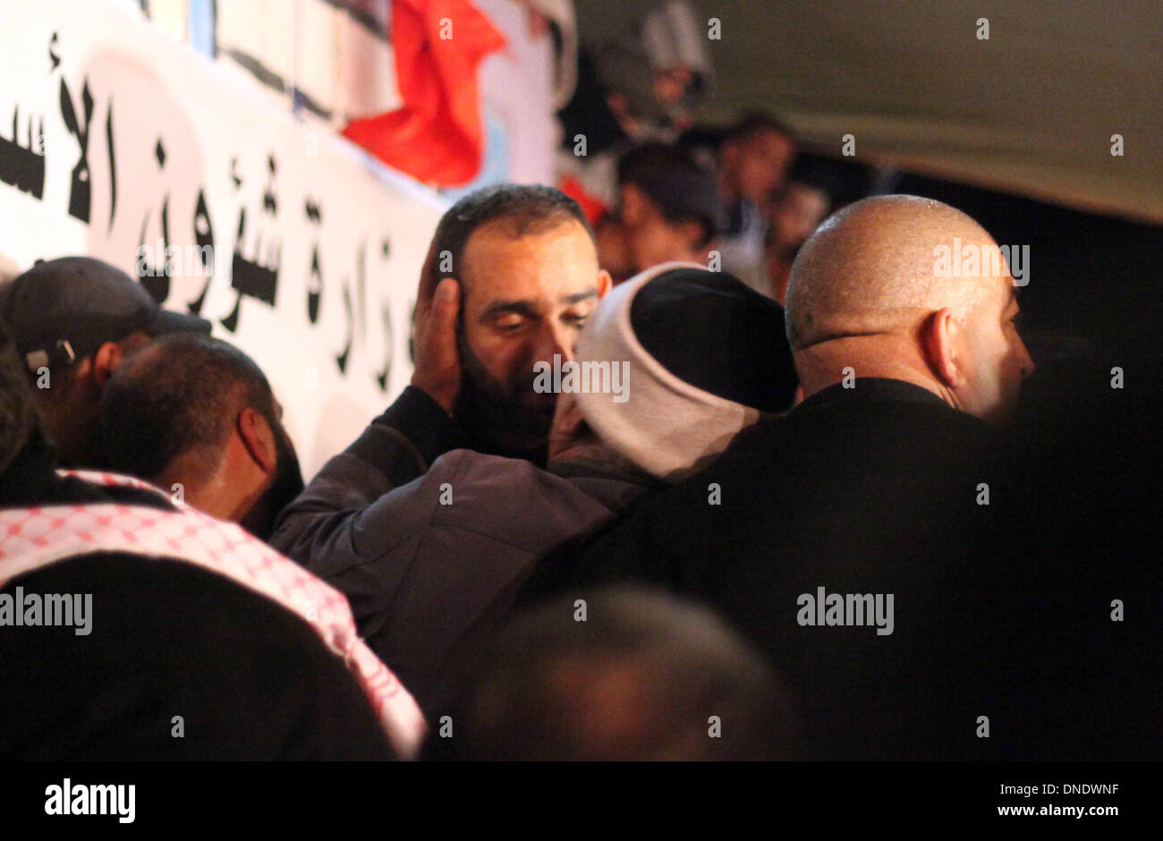 Palestinian prisoner Samer al-Issawi, who held a hunger strike for ...